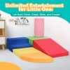 Etokfoks 6 Piece Set Foam Climbing Blocks for Toddlers Indoor Soft Play ...