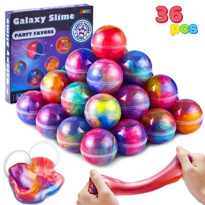 Syncfun Slime Party Favors, 36 Pack Galaxy Slime Ball Party Favors ...