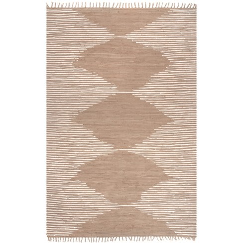 Nuloom Collins Lined Diamonds Area Rug 8x10, Beige : Target