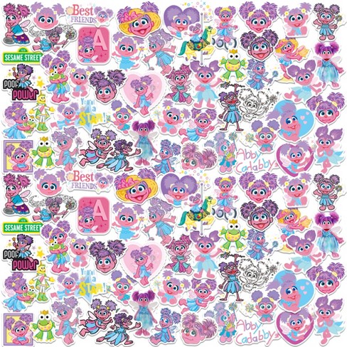 Sesame Street Abby Cadabby 100ct Vinyl Large Deluxe Stickers Variety ...