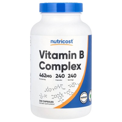 Nutricost Vitamin B Complex, 462 mg, 240 Capsules : Target