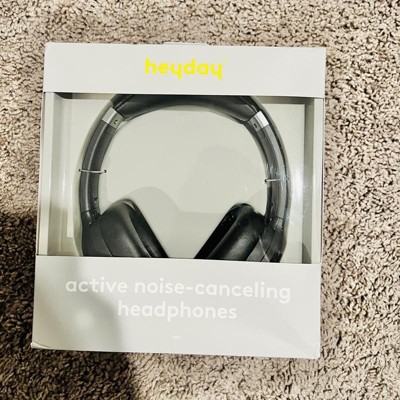 Active Noise Canceling Bluetooth Wireless Over Ear Headphones - Heyday ...