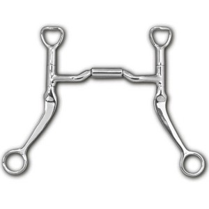 Myler MB 06 Curb Bit - 7" Stainless Steel Flat Shank, Sweet Iron Mullen ...