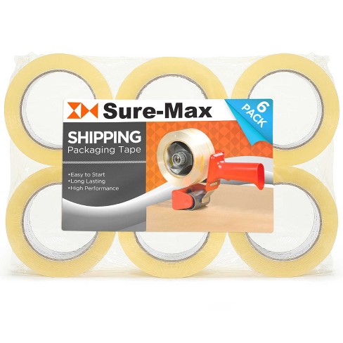 Sure-max Extra-wide Shipping & Packing Tape (3" X 110 Yard/330' Each ...