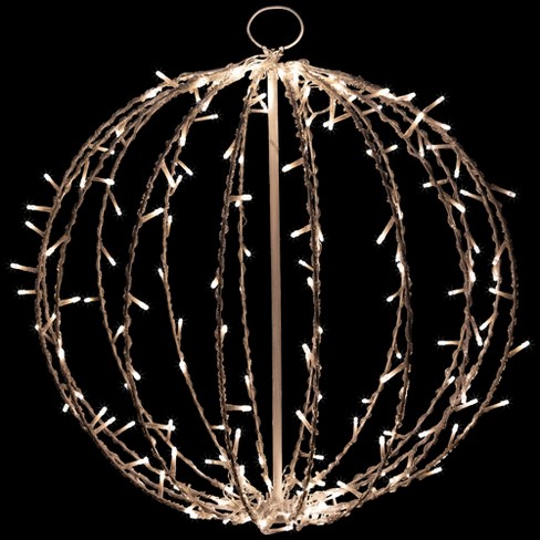 Northlight 23" Led Lighted Christmas Hanging Sphere Decoration – Warm ...