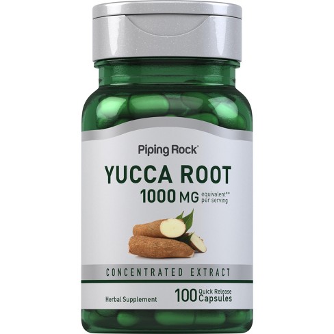 Piping Rock Yucca Root Capsules 1000mg | 100 Count : Target