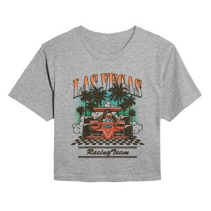 Women's - Instant Message - Las Vegas Racing Cropped Graphic T-Shirt ...