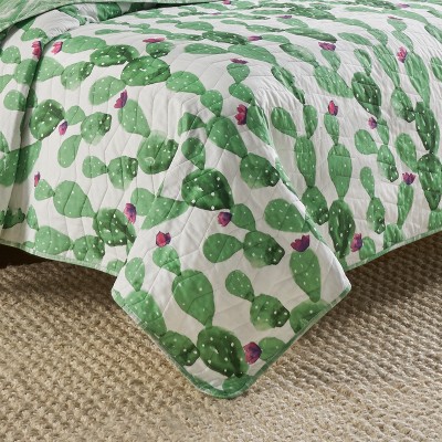 Cactus Otto Quilt Set Green - Vue : Target