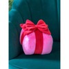 Shiraleah Small Gift Box Shaped Pillow, Pink : Target