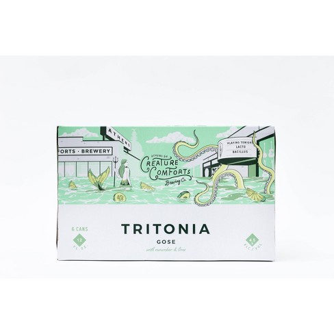 Creature Comfort Brewing Tritonia Gose Beer - 6pk/12 Fl Oz Cans : Target
