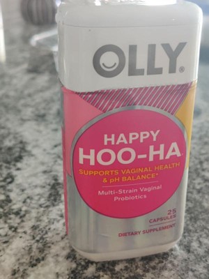 Olly Happy Hoo-ha Probiotic Capsules For Women Supports, Vaginal Health ...