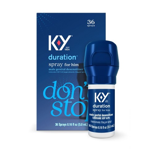 K-y Duration Spray For Men - 0.16 Fl Oz : Target