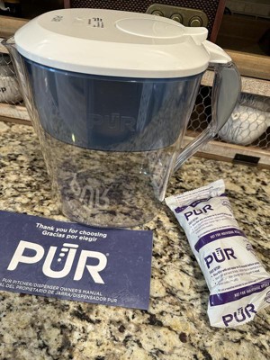 Pur 11 Cup Water Filtration Pitcher - Blue/white : Target
