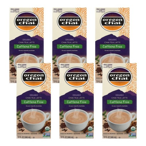 Oregon Chai Organic Caffeine Free Chai Tea Latte Rooibos Tea ...
