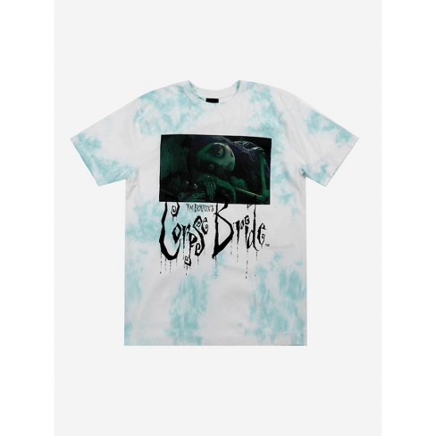 Corpse Bride Emily Crying Crew Neck Short Sleeve Tie-dye Adult T-shirt ...