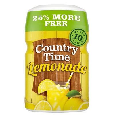 Country Time Lemonade Naturally Flavored Powdered Drink Mix, 23.9 oz ...