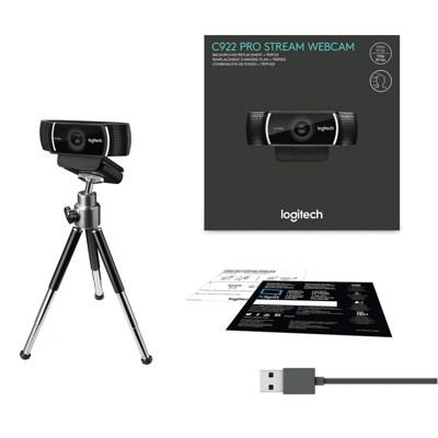 Logitech 1080p Pro Stream Webcam - Black : Target