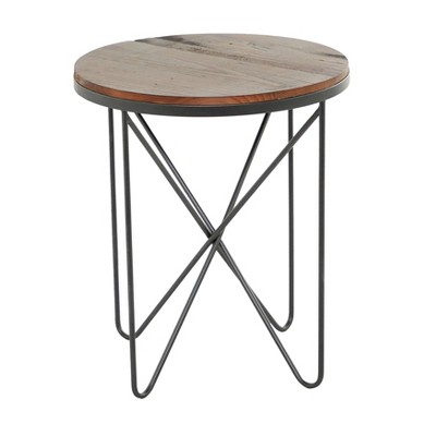 Rustic Wood Accent Table - Olivia & May : Target