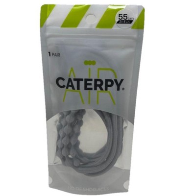 Caterpy Air - The Ultimate Elastic No Tie Shoelaces For Adults And Kids (ghost Gray, Small: 21 ...