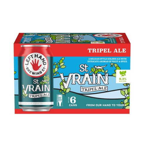 Left Hand St. Vrain Tripel Belgian Ale Beer - 6pk/12 Fl Oz Cans : Target