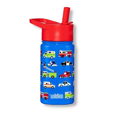 Wildkin Kids 14 Oz Stainless Steel Insulated Water Bottle (heroes) : Target