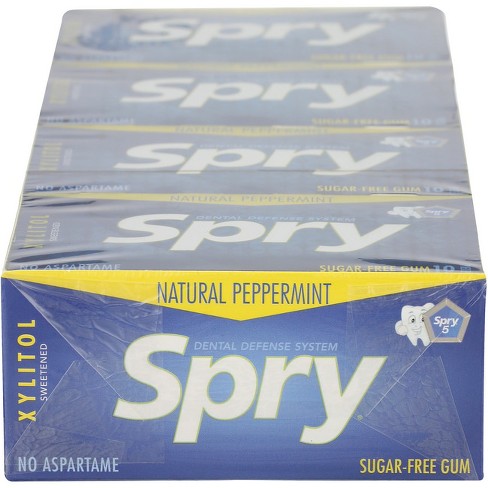 Xlear Spry Sugar-free Gum - Natural Peppermint : Target