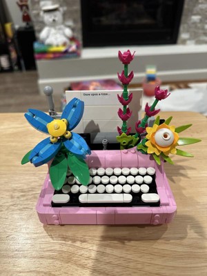 Lego Creator 3 In 1 Typewriter With Flowers Building Toy With 3 Options ...