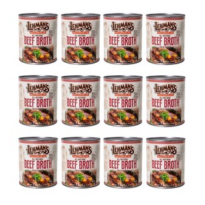 Lehman's Canned Beef Broth for Baking, Cooking and Pantry, All Natural ...