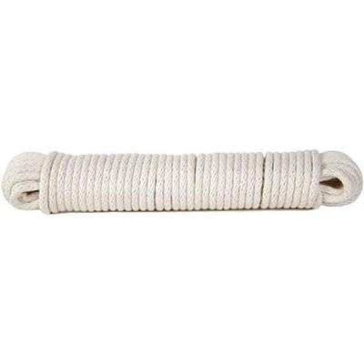 Koch 7/32 In. D X 100 Ft. L Natural Solid Braided Cotton Clothesline ...