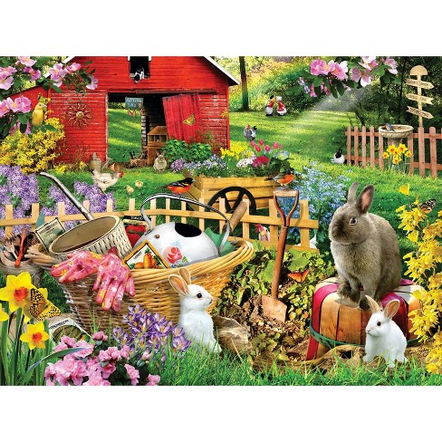 Sunsout Garden Bunnies 500 Pc Easter Jigsaw Puzzle 35248 : Target