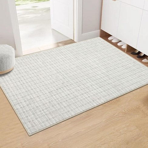 Area Rug Washable Rugs Modern Checkered Area Rug Buffalo Plaid Rugs For ...