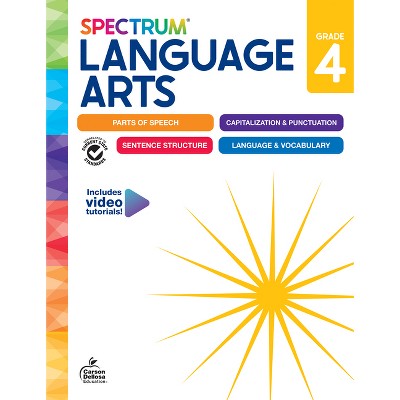 Spectrum Language Arts Workbook, Grade 4 - (paperback) : Target