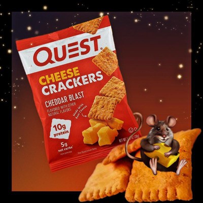Quest Nutrition Cheese Crackers - Cheddar Blast - 4.23oz : Target