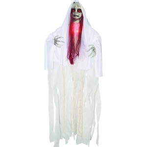 Sunstar Ghost Doll LED Lighted Hanging Halloween Decoration - 39 in x ...
