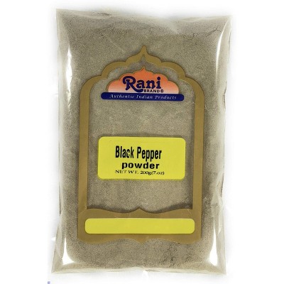 Black Pepper Fine Powder (80 Mesh) - 7oz (200g) - Rani Brand Authentic ...