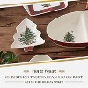 Spode Christmas Tree Tartan Spoon Rest,7" : Target