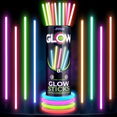 100pcs Glow Sticks Bulk 8 Glowsticks Glow Stick Bracelets Necklaces Glow In The Dark Party Favors Christmas Halloween Party Supplies Target