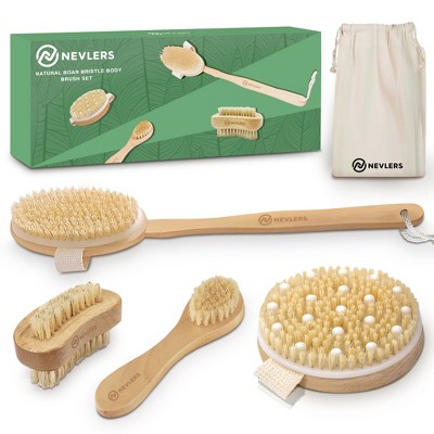 Firm Dry Body Brush, Anti-cellulite Brush For Blood Circulation ...