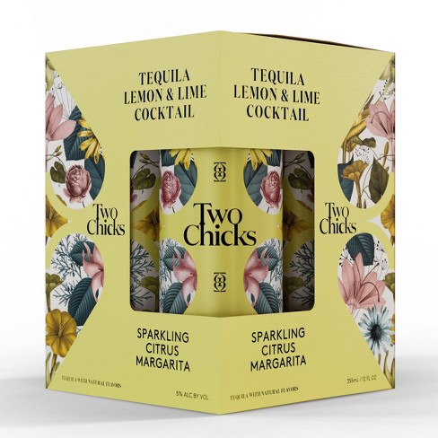 Two Chicks Sparkling Citrus Margarita Cocktail - 4pk/355ml Cans : Target