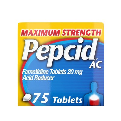 Pepcid Ac Digestive Treatment Tablet - 75ct : Target