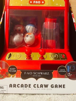 Fao Schwarz Arcade Claw Game With Plush Prizes : Target