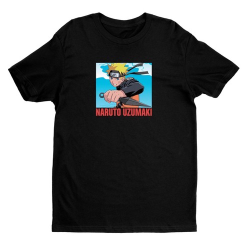 Naruto Shippuden Naruto Uzumaki Screenshot Crew Neck Short Sleeve Men's ...