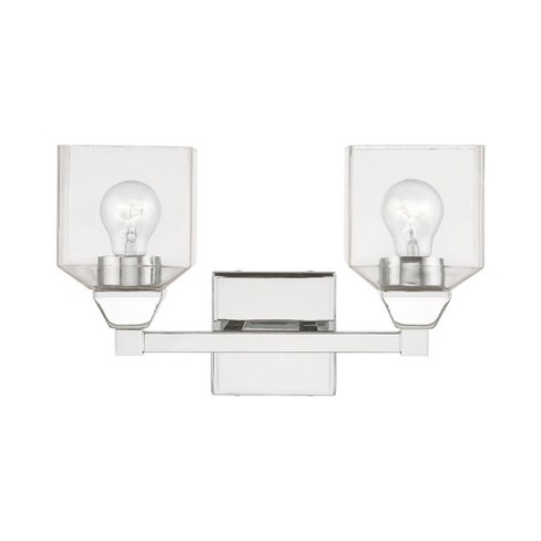 Livex Lighting Aragon 2 - Light Vanity In Polished Chrome : Target