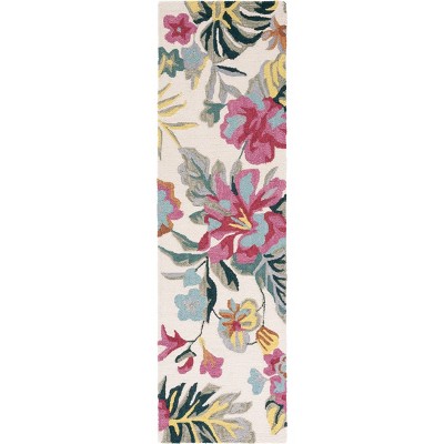 Jardin Jar151 Hand Tufted Runners - Ivory/pink - 2'3"x8' - Safavieh ...