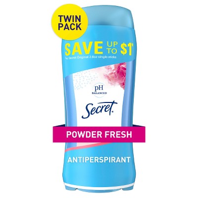 Secret Powder Fresh Invisible Solid Antiperspirant & Deodorant - 2.6oz ...