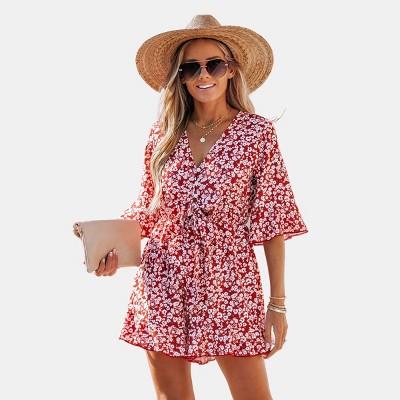 Petal And Pup Women's Tuilly Long Sleeve Romper - White L : Target