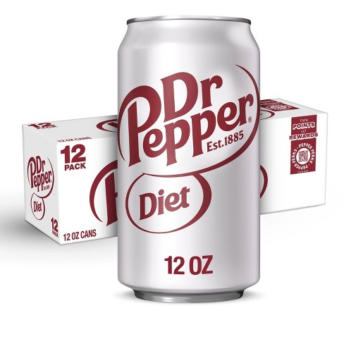 Diet Dr Pepper Soda - 12pk/12 Fl Oz Cans : Target