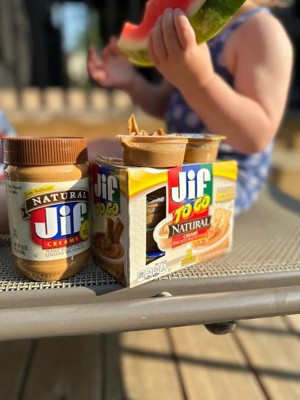 Jif Natural Creamy Peanut Butter - 40oz : Target