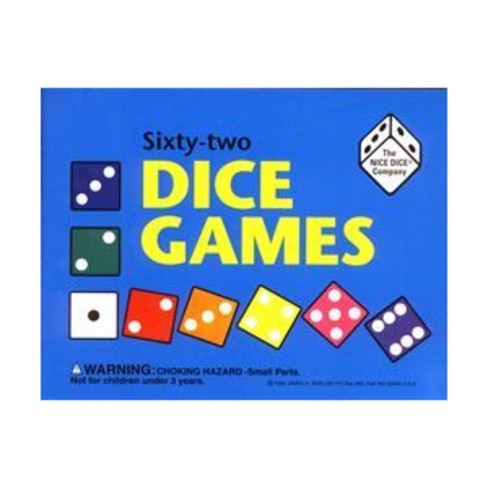 Sixty-two Dice Games W/book & Dice Board Game : Target