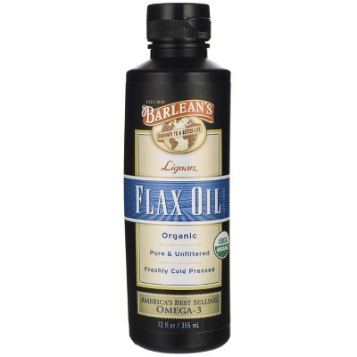Barlean's Organic Fresh Flax Oil 12 Fluid Ounces : Target